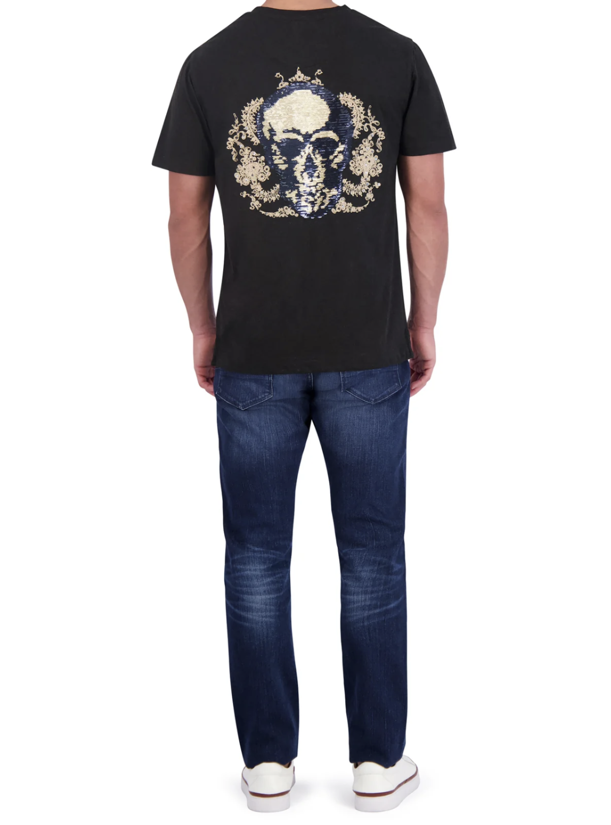 Limited Edition Neil Sequin Skull T-Shirt At The Mister Shop Since 1948