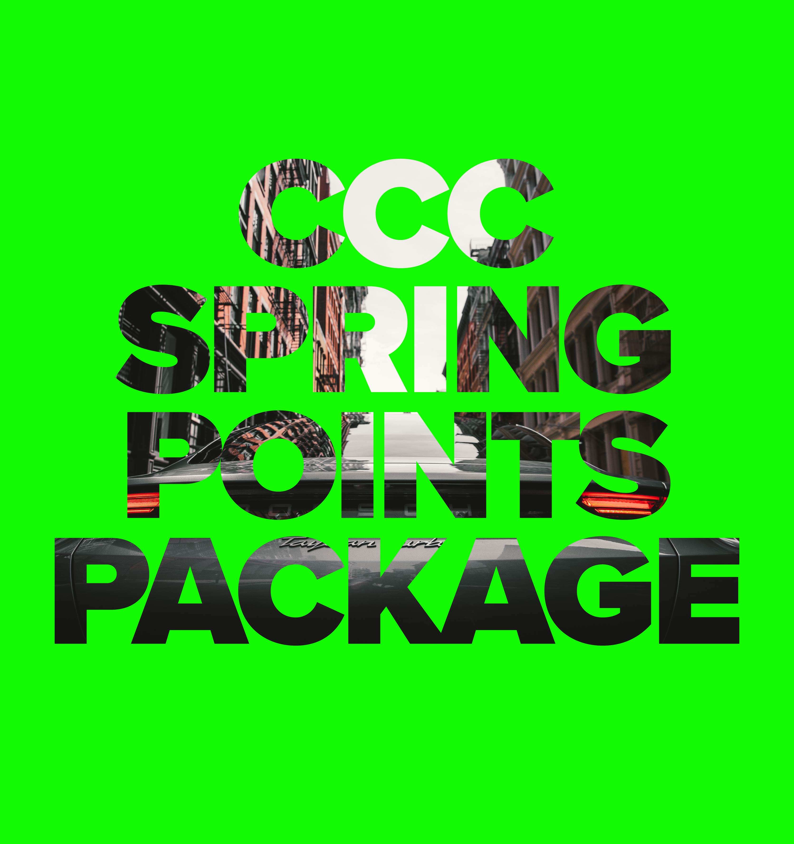 2025 Spring Points Package