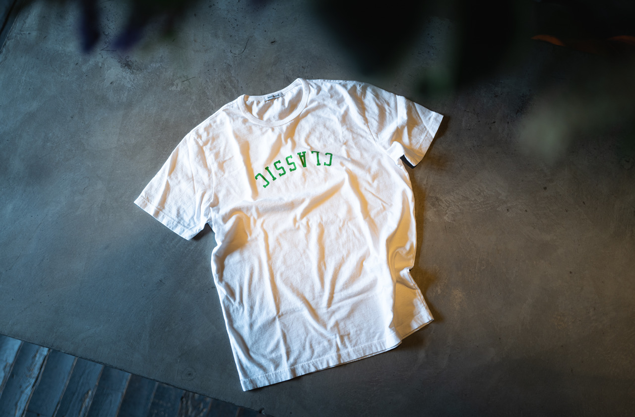 CCC Upside Down Classic Shirt - White and Green - Medium