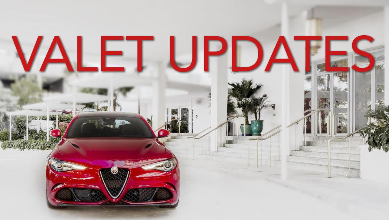 Valet Process Update