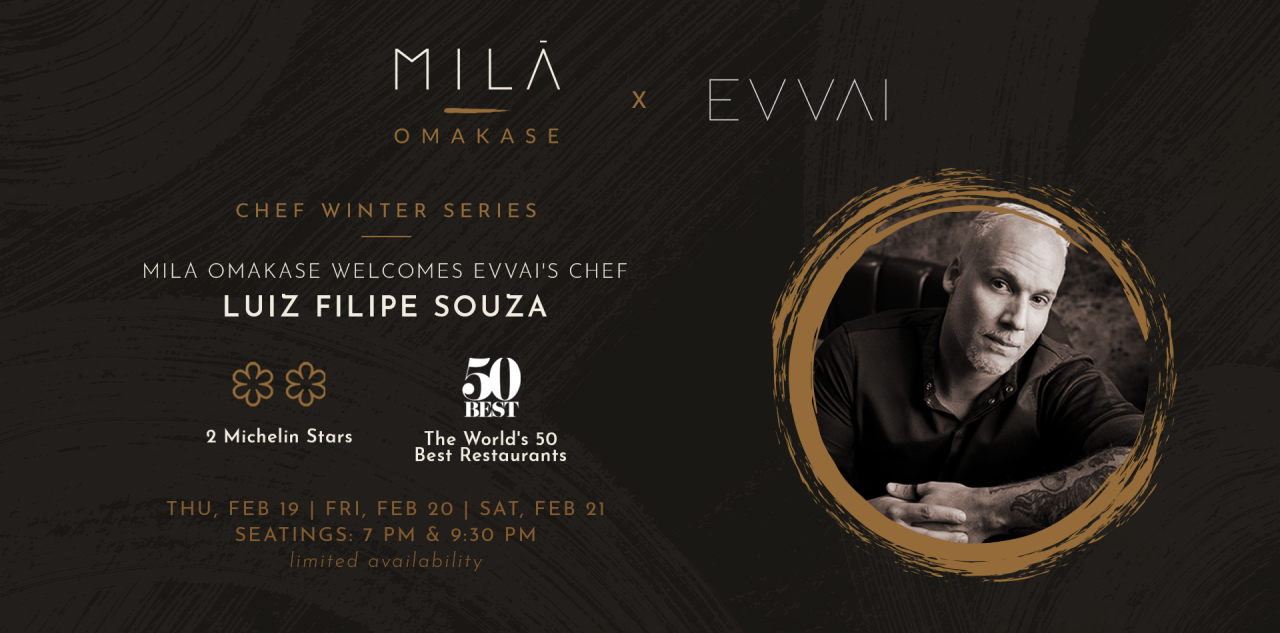 MILA OMAKASE | CHEF WINTER SERIES
