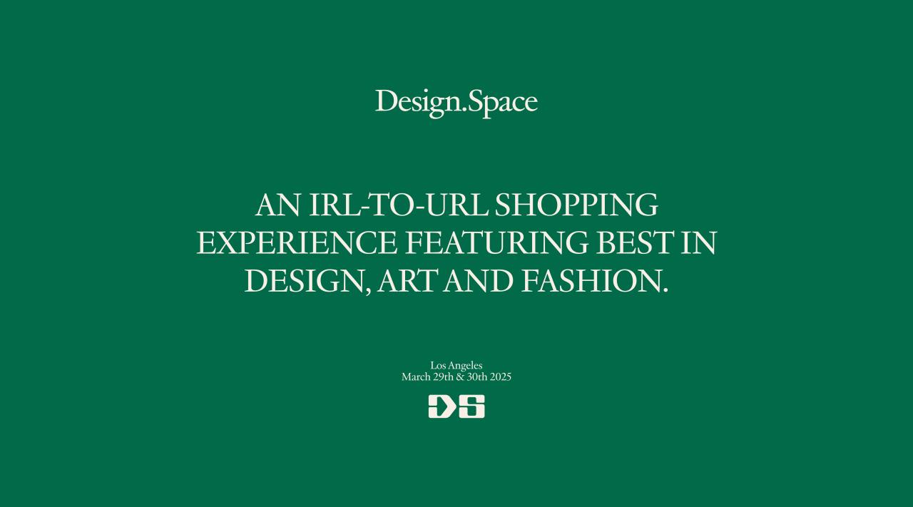 Design Space Presented by Basic Space & Design Miami