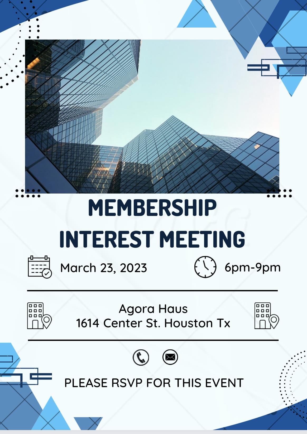 Membership Interest Meeting