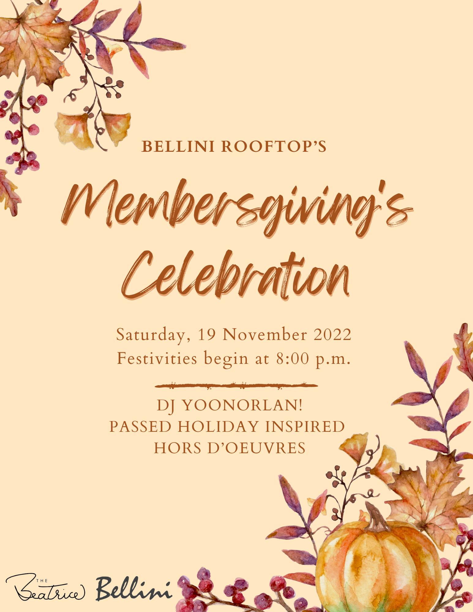 Membersgiving Celebration