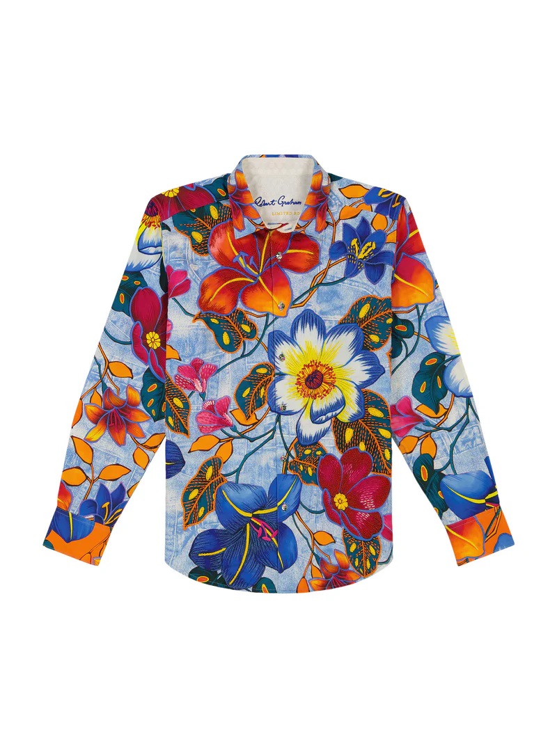 LIMITED EDITION FLOWER POWER LONG SLEEVE BUTTON DOWN SHIRT At The ...