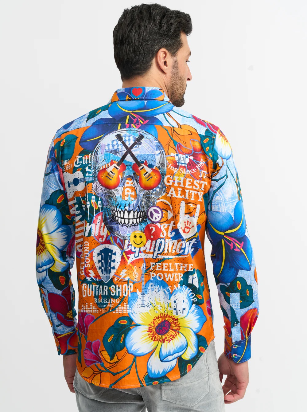 LIMITED EDITION FLOWER POWER LONG SLEEVE BUTTON DOWN SHIRT At The ...