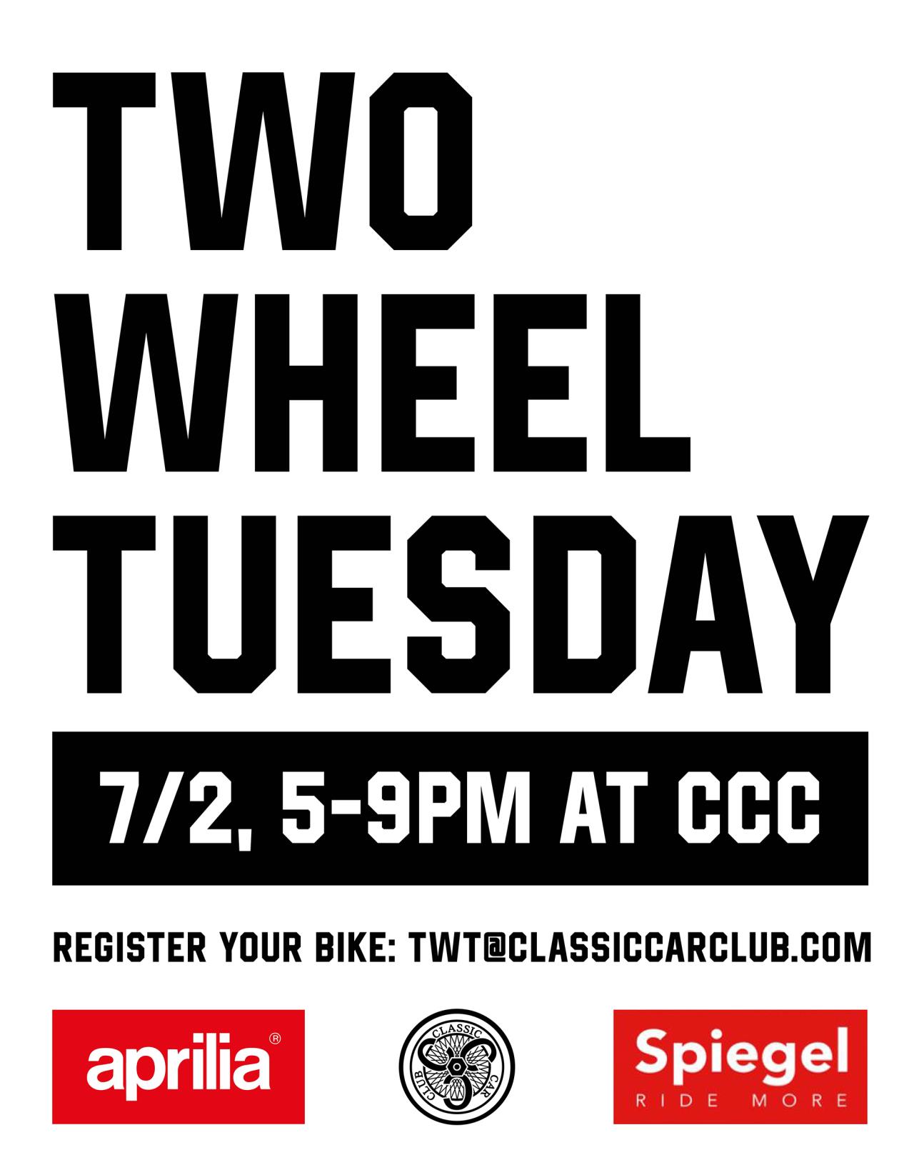 Two Wheel Tuesday Two Wheel Tuesday