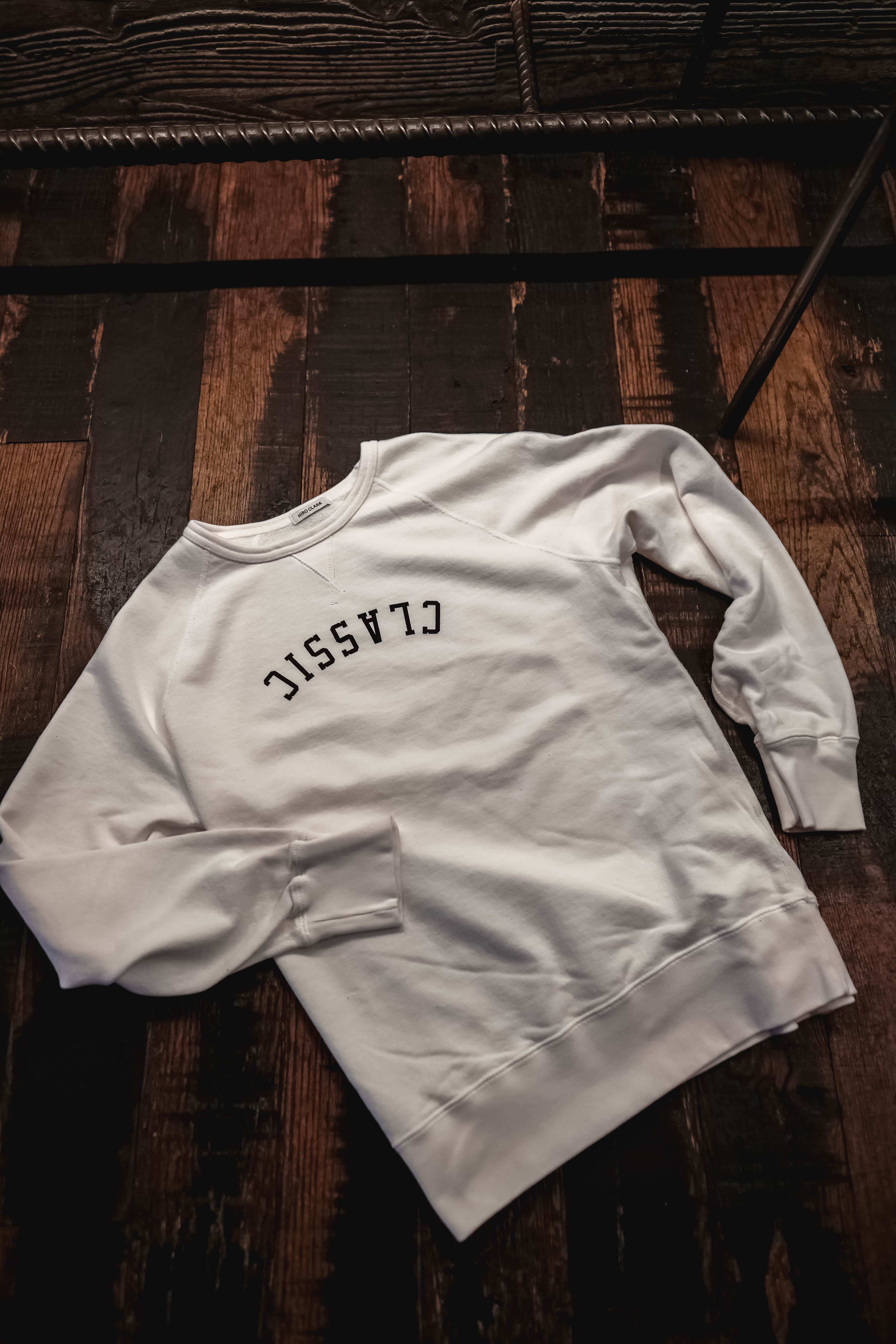 CCC x Hiro Clark Sweatshirt - White/Black - Large